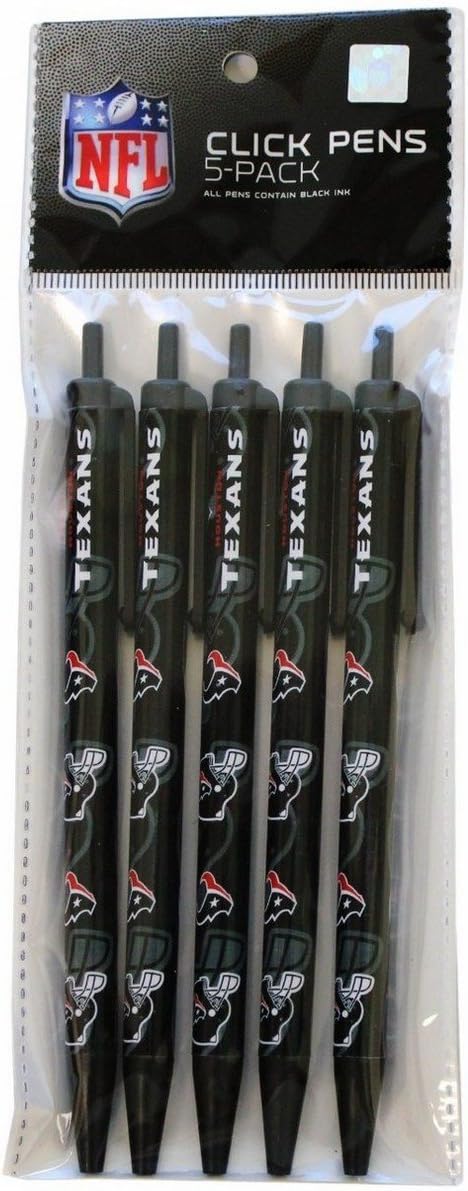 NFL Team/Pack of 5 Pens, Houston Texans : Amazon.co.uk: Stationery ...