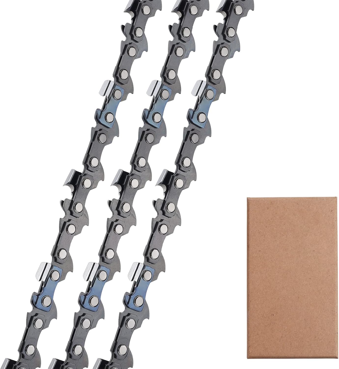 3-Pack Chainsaw Chain for 16 Inch (40cm) Bar, 56 Drive Links, 3/8"LP ...
