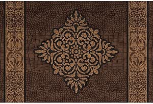 Amazon.com : Masterpiece Masterpiece Crocodile Medallion Door Mat, 22 ...