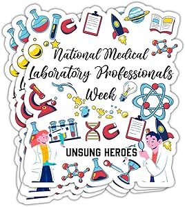 Amazon.com: TOPIMOON (3Pcs/Pack) Unsung Heroes Lab Tech Week 2024 ...