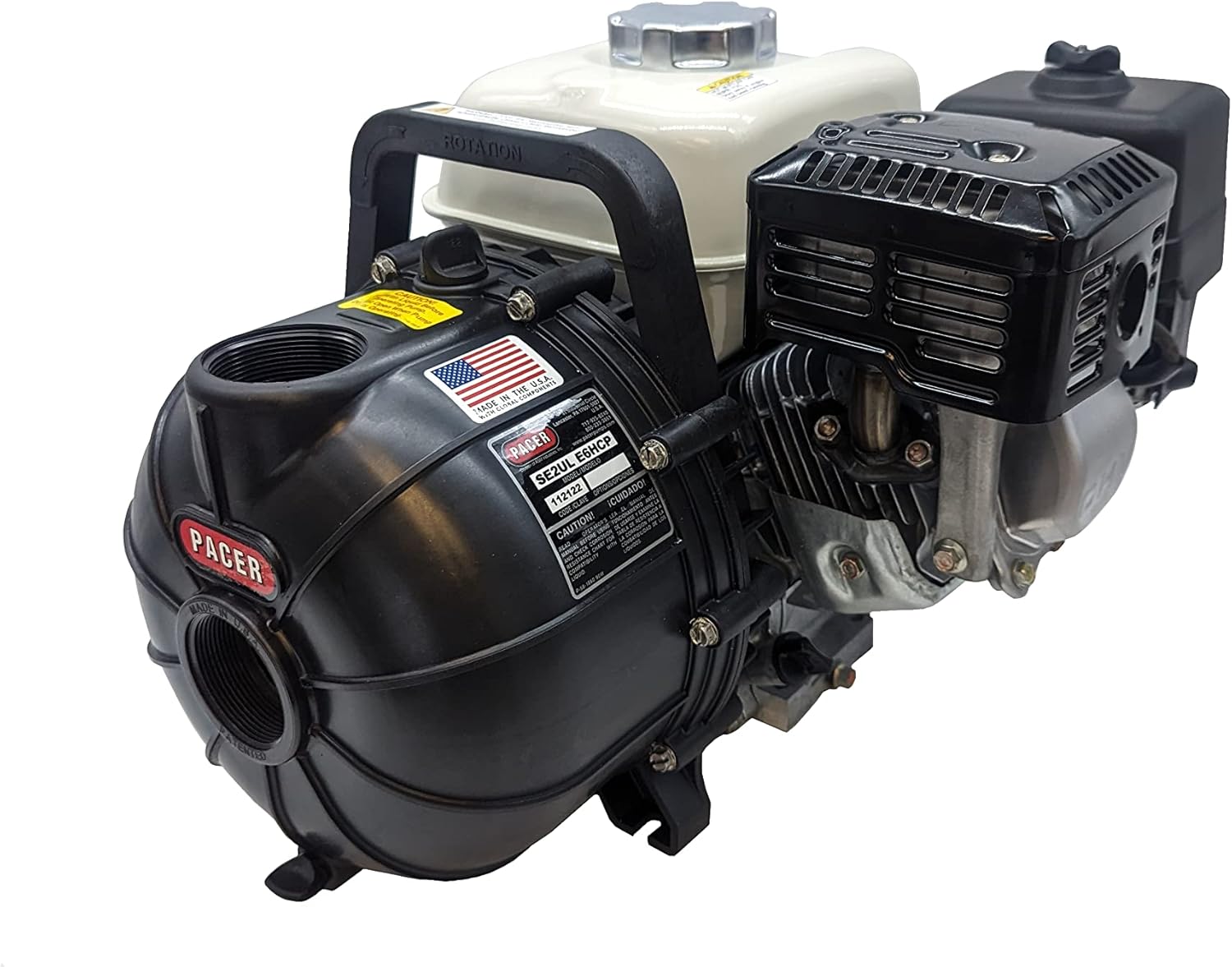 Pacer Pumps SE2UL E6HCP, Self -Priming Multi-Purpose Water Transfer ...