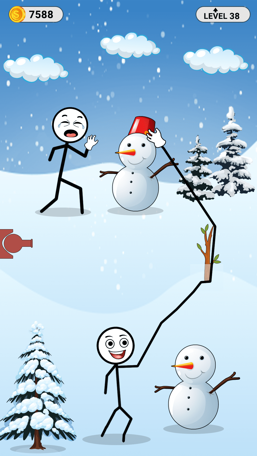 Stickman Thief Puzzle Brain IQ test tricky thief puzzle simulator ...