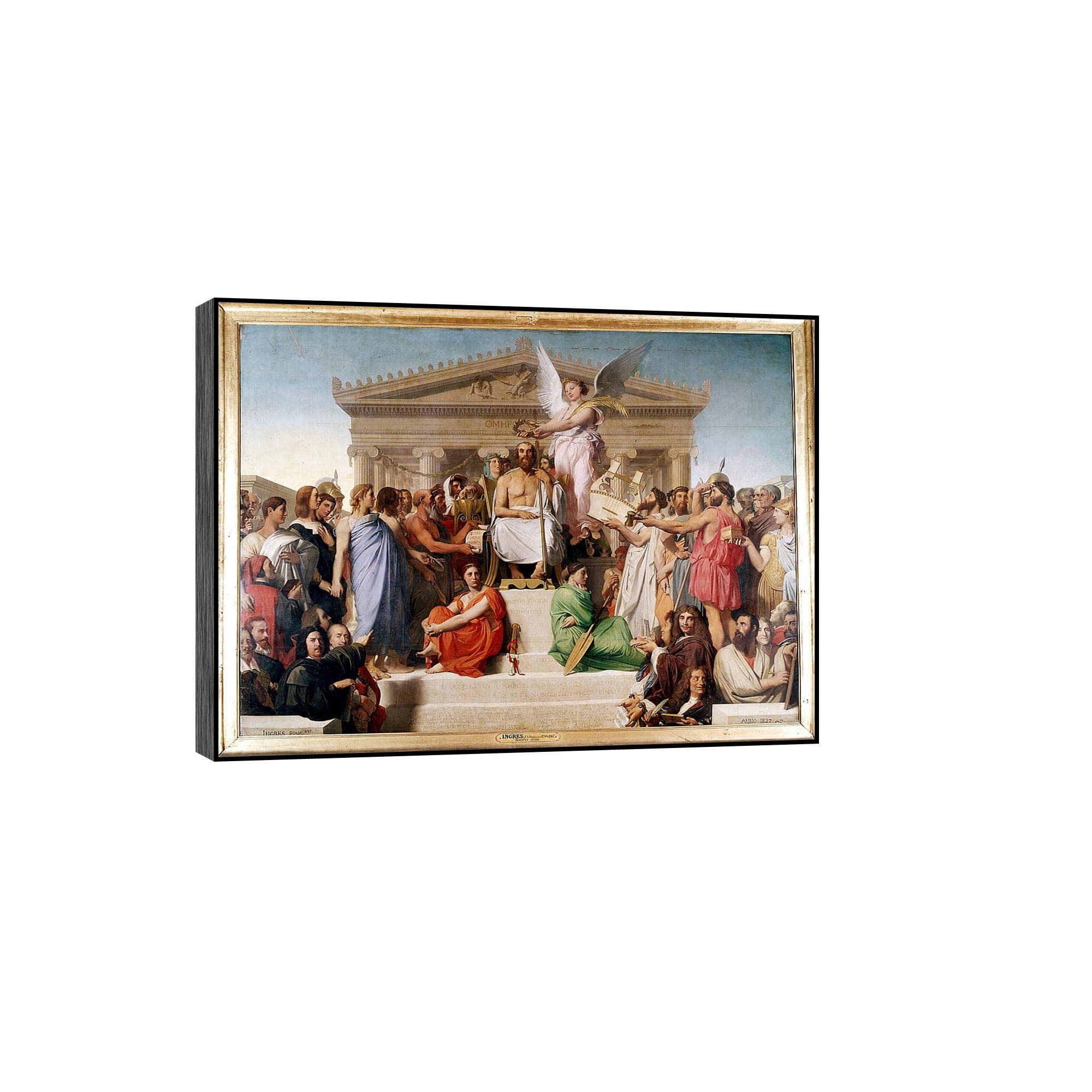 Filejean Auguste Dominique Ingres Apotheosis Of Homer Portrait Of