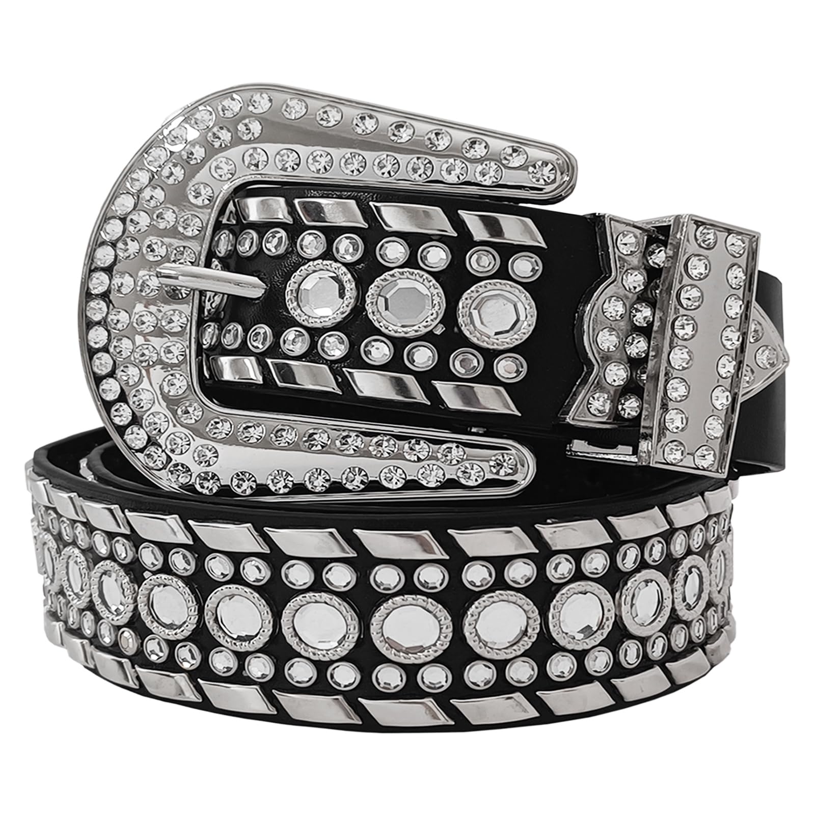 Rhinestone Belt BB Belt Cowgirl Studded Belt Gothic Western Belt for ...