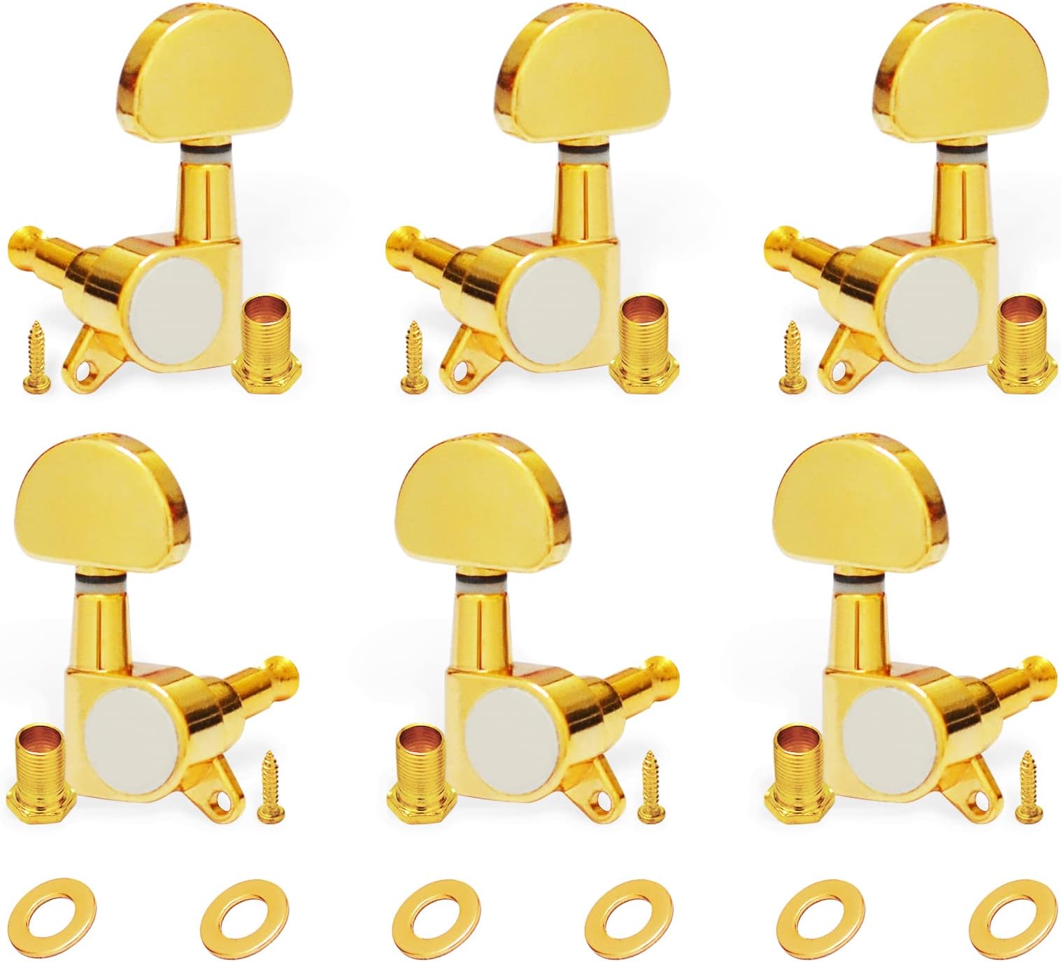 Amazon.com: Yakamoz 4Pcs Black Premium Guitar Strap Locks Metal ...