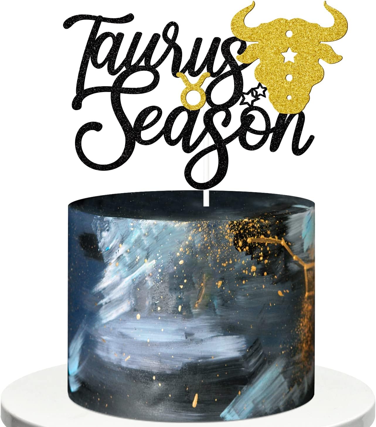 Amazon.com: Taurus Season Cake Topper, Taurus Birthday Decorations ...