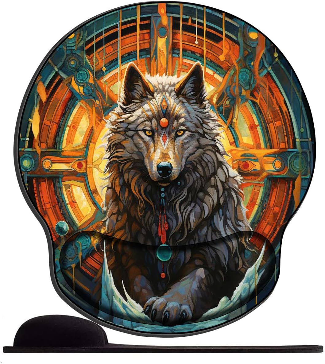 Amazon.com : Mouse Pads for Computers Ergonomic Memory Foam Nonslip ...