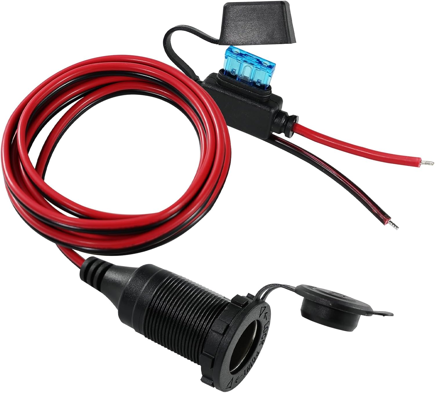 Amazon.com: 12V/24V Female Cigarette Lighter Socket Replacement - 12v ...