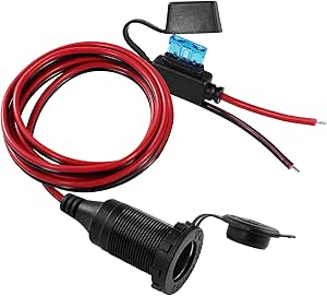 Amazon.com: 12V/24V Female Cigarette Lighter Socket Replacement - 12v ...