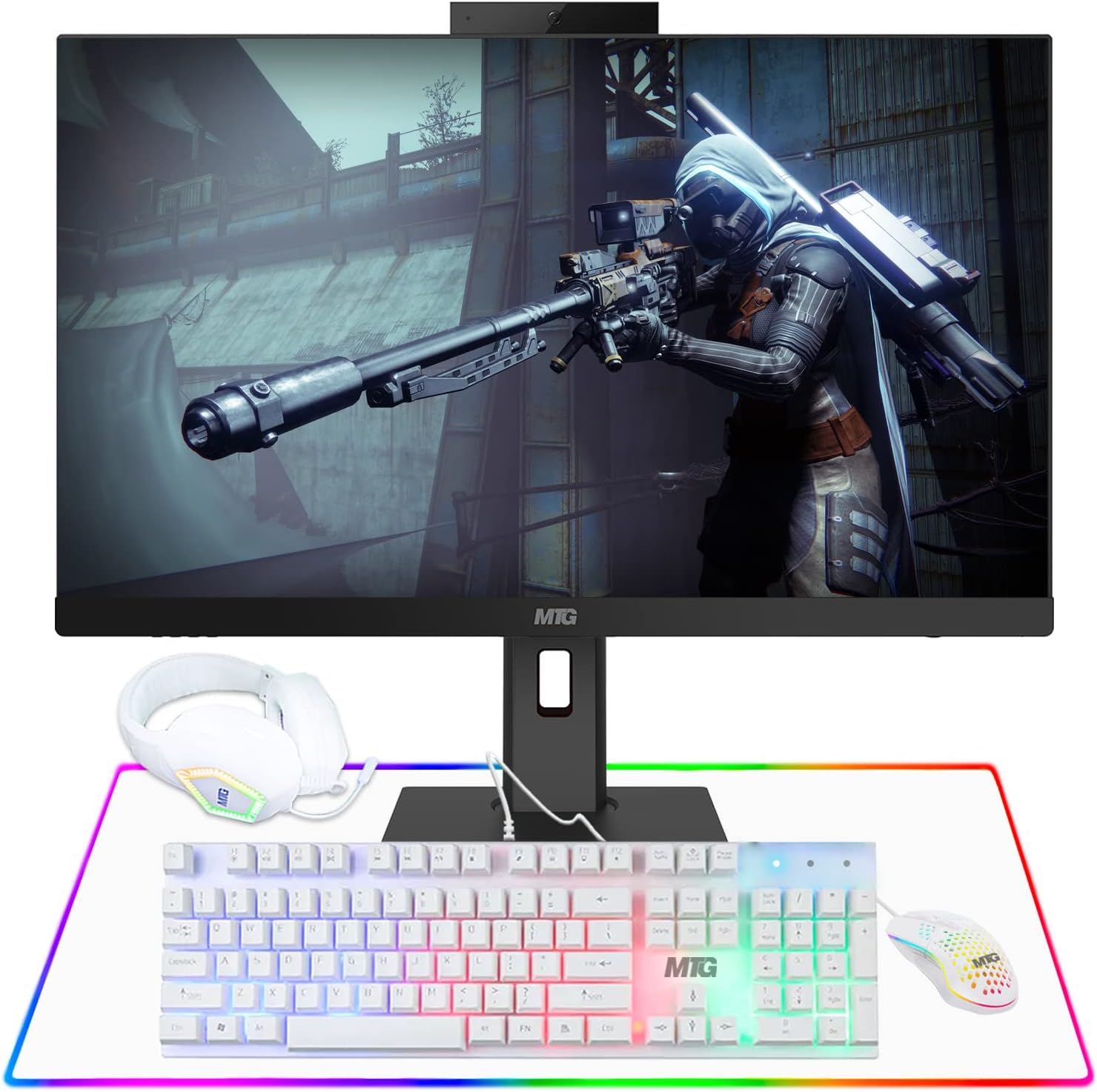 Amazon.com: Gaming All in One PC 24 Inch FHD Touchscreen, MTG Yama ...