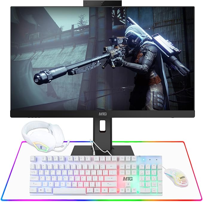 Amazon.com: Gaming All in One PC 24 Inch FHD Touchscreen, MTG Yama ...