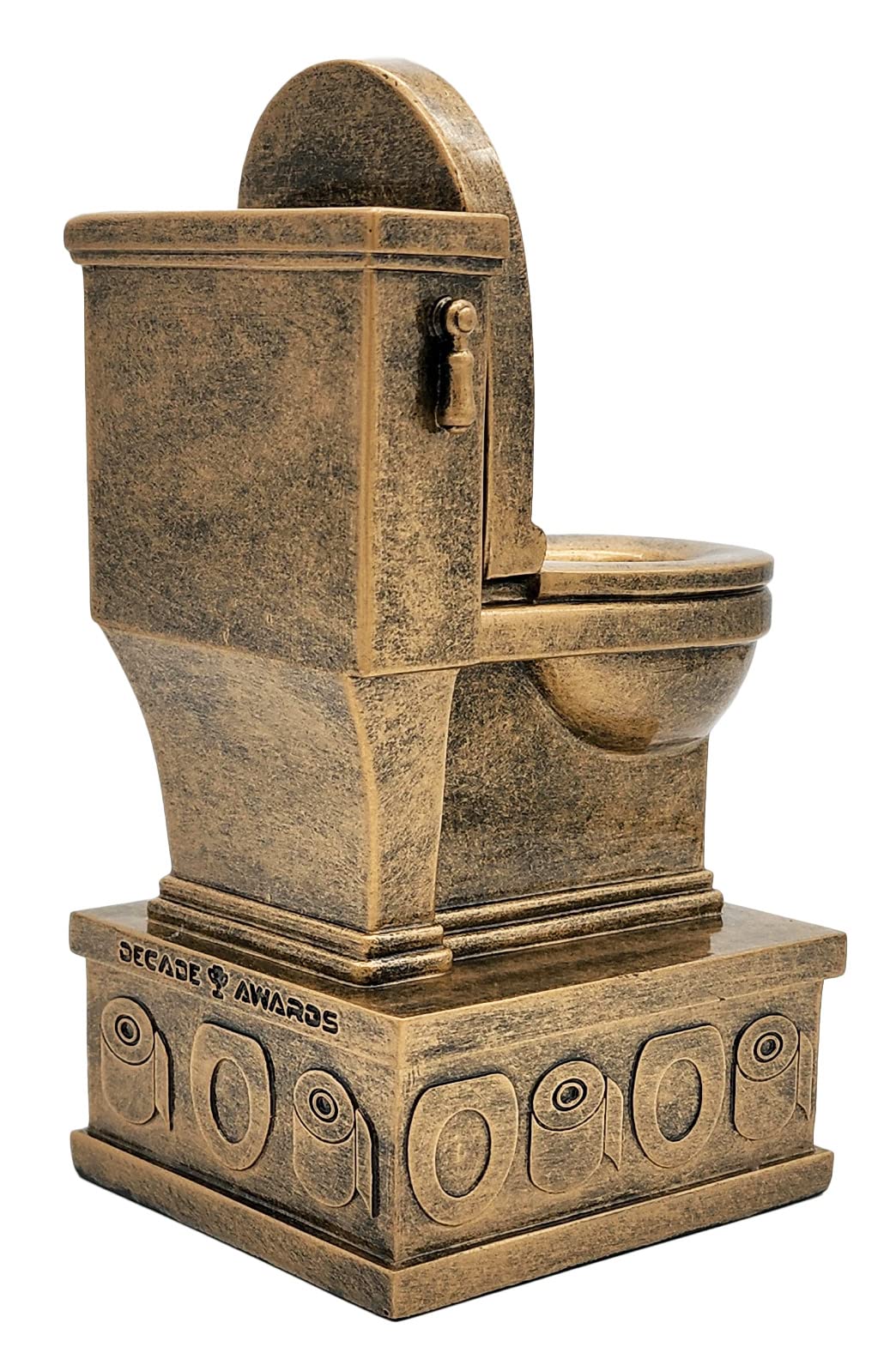 Snapklik.com : Decade Awards Action Pedestal Gold Toilet Bowl Trophy ...