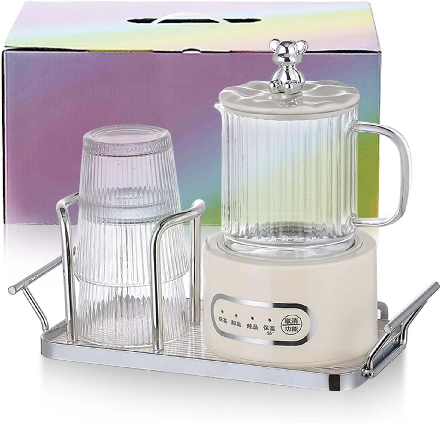 Amazon.com: Totulive Electric Kettle, Small Electric Tea Kettle with ...