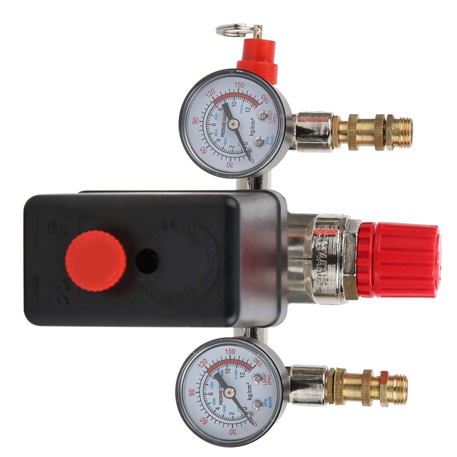 Buy Pressure Switch, Dial Display Pressure Regulator Gauges Air ...