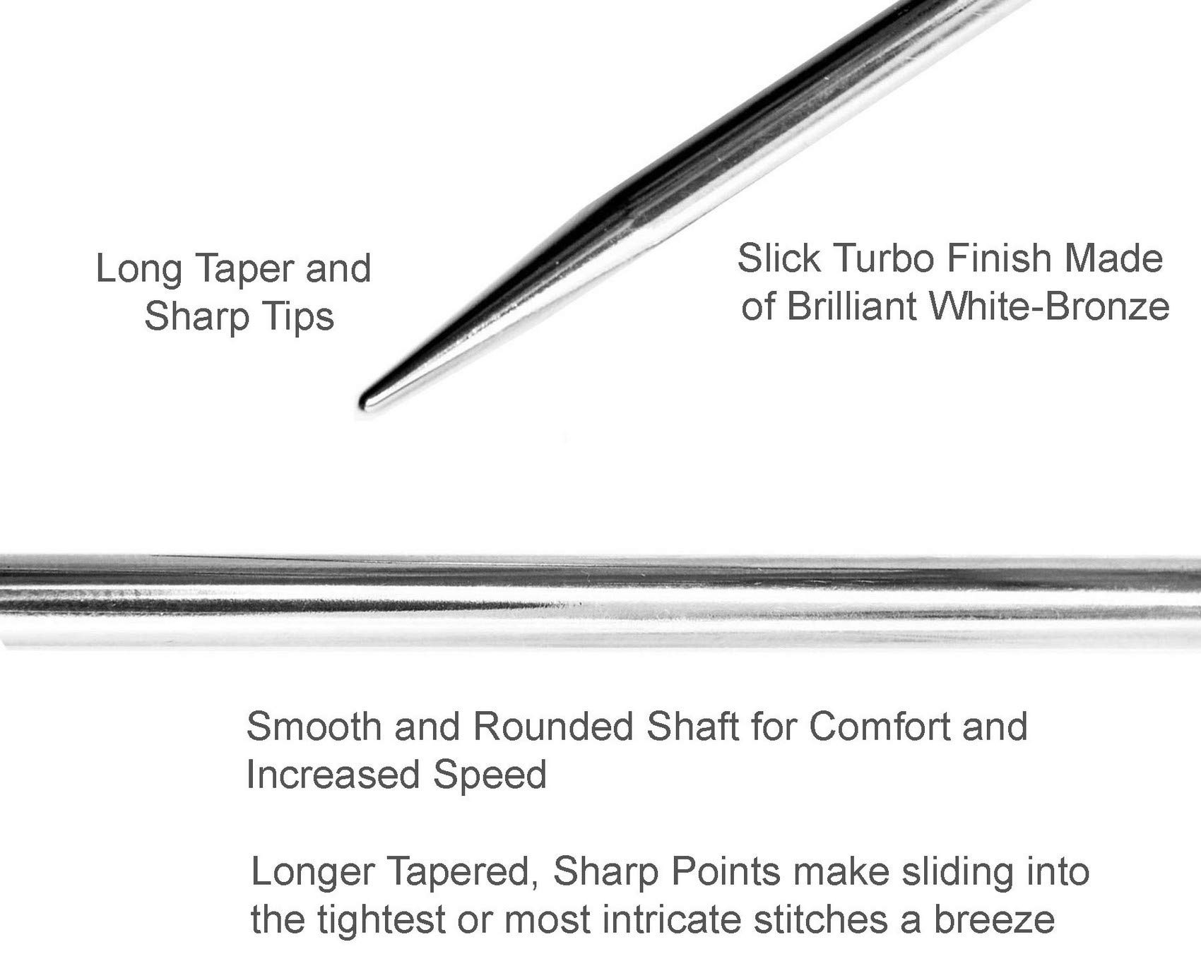 Snapklik.com : Addi Rocket Lace Turbo 40 Inch (100cm) US 06 (4.0mm ...