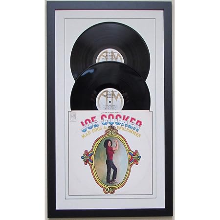 Amazon.com - Record Album Double (2) Vinyl LP Frame Display Featuring ...