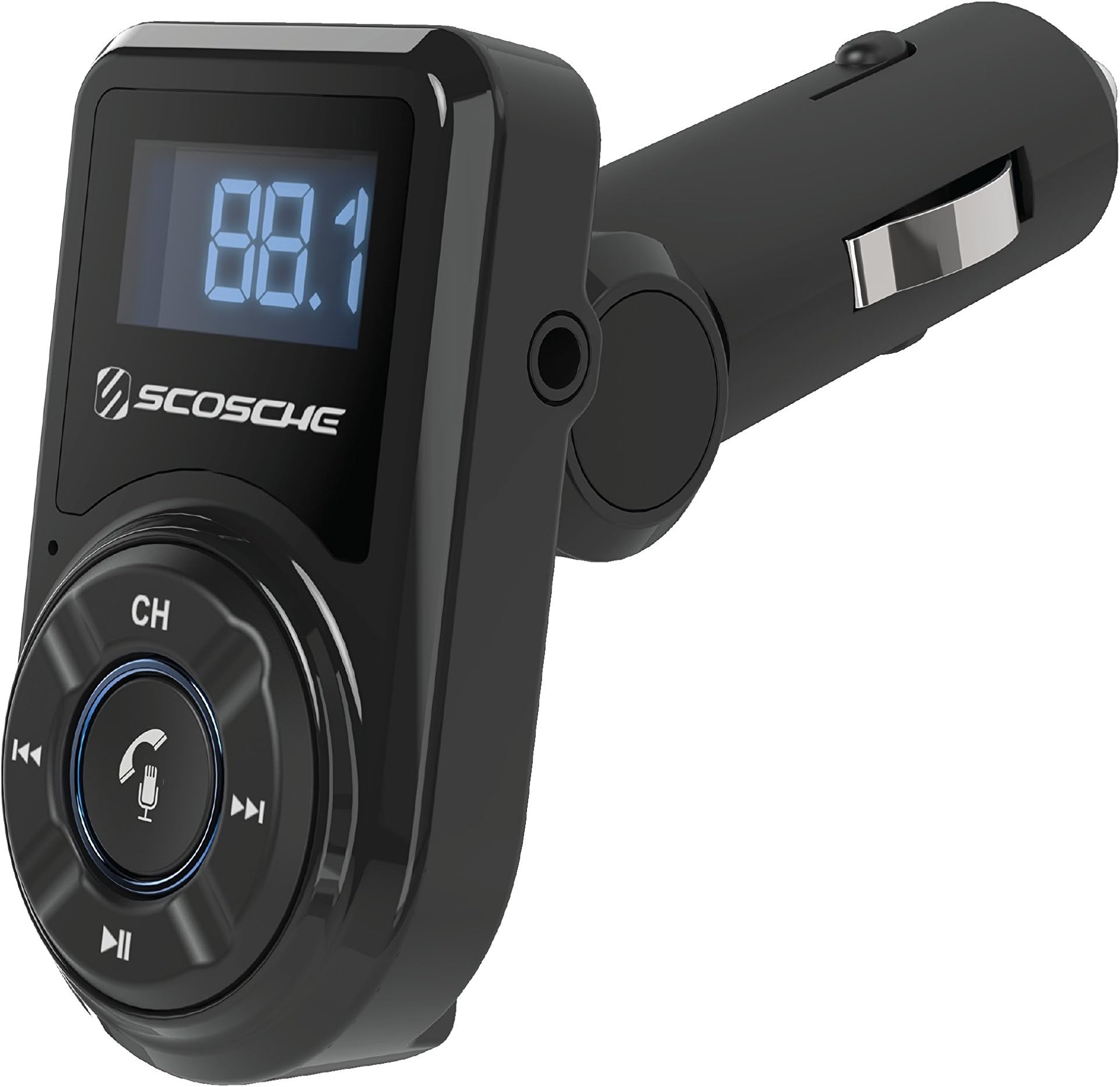 Amazon.com: Scosche BTFM3 BTFREQ Universal Bluetooth Hands-Free Car Kit ...