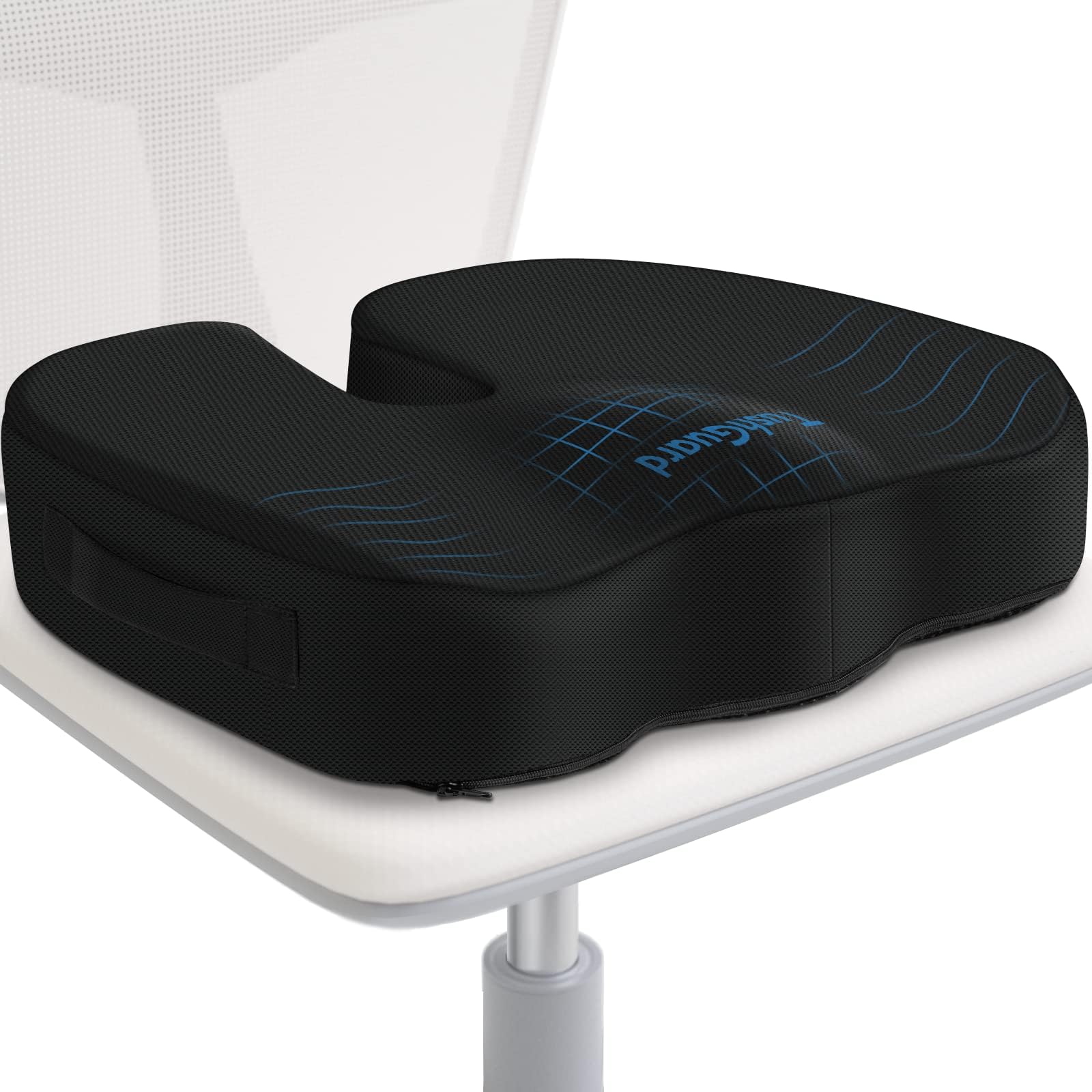 Amazon.com: CloudBliss Office Chair Seat Cushion - Gel Enhanced Memory ...