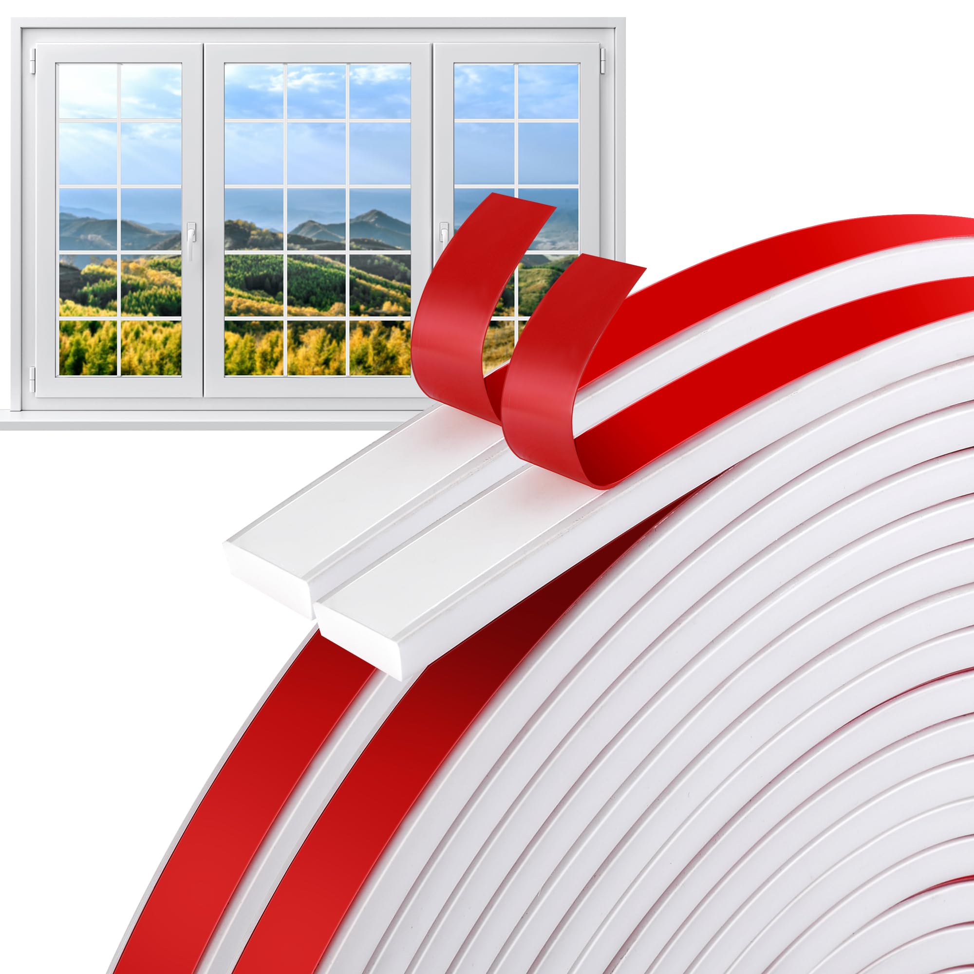 Snapklik.com : 66 Ft Window Grille Inserts Grid Kit- TPE Self-Adhesive ...