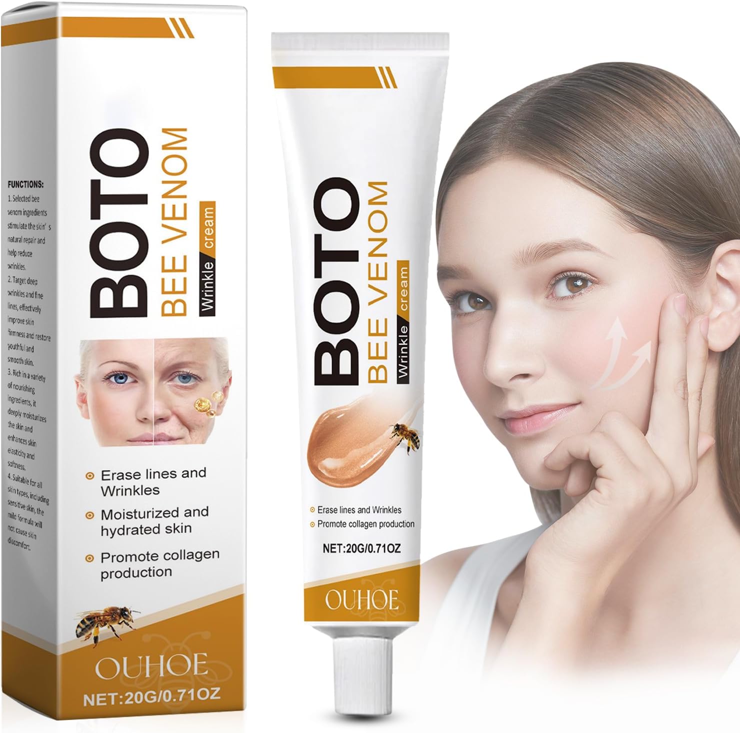 Boto Bee Venom Cream - Boto Bee Venom Wrinkle Removal Cream for Face ...
