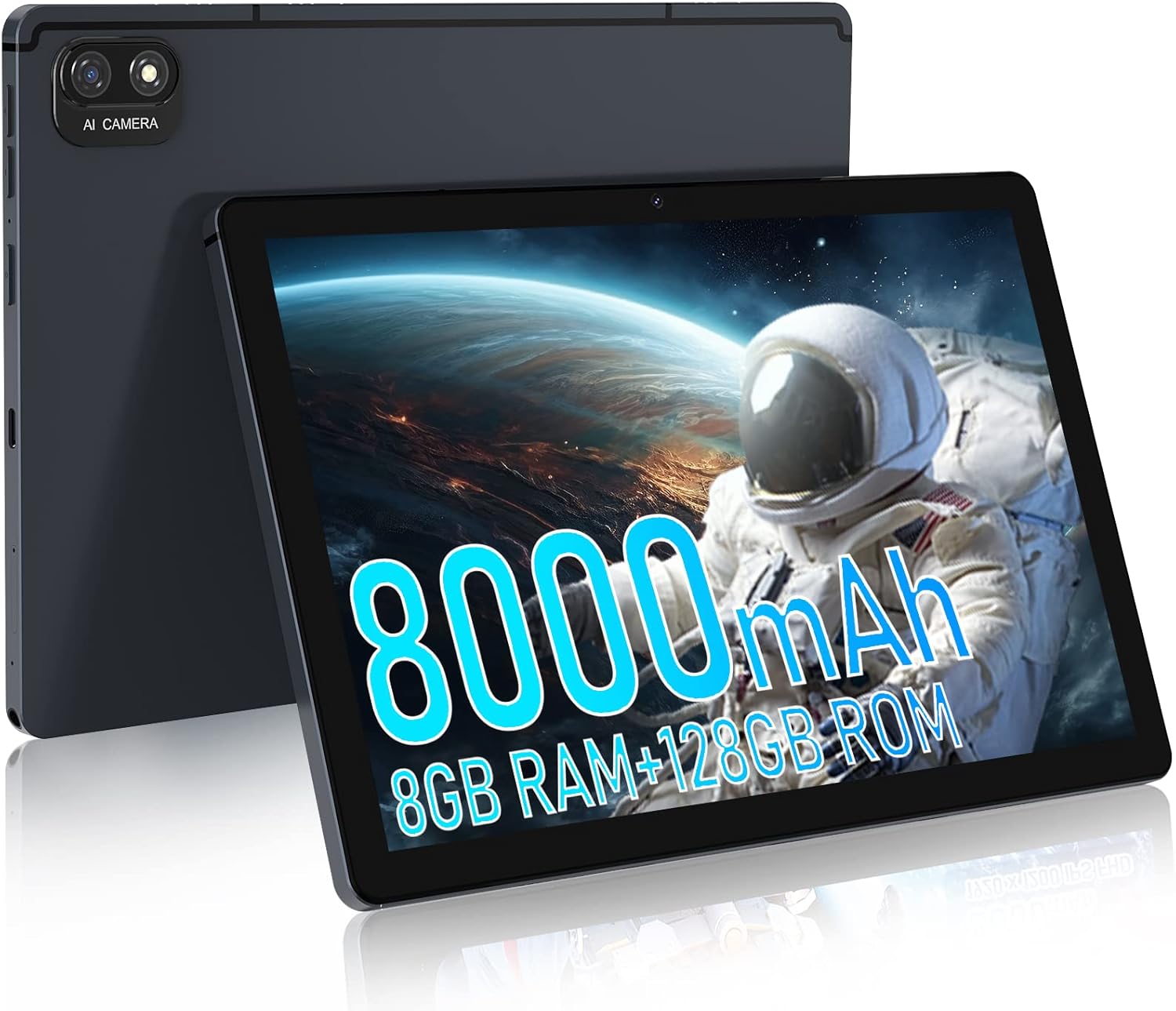 Kinstone Android 12 Tablet 10.1 inch, 8GB+128GB, 8000mAh 2.0GHz Fast ...