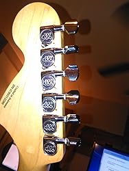 Wilkinson 6 Inline Chrome E-Z Post Guitar Tuners EZ Post Guitar Tuning ...