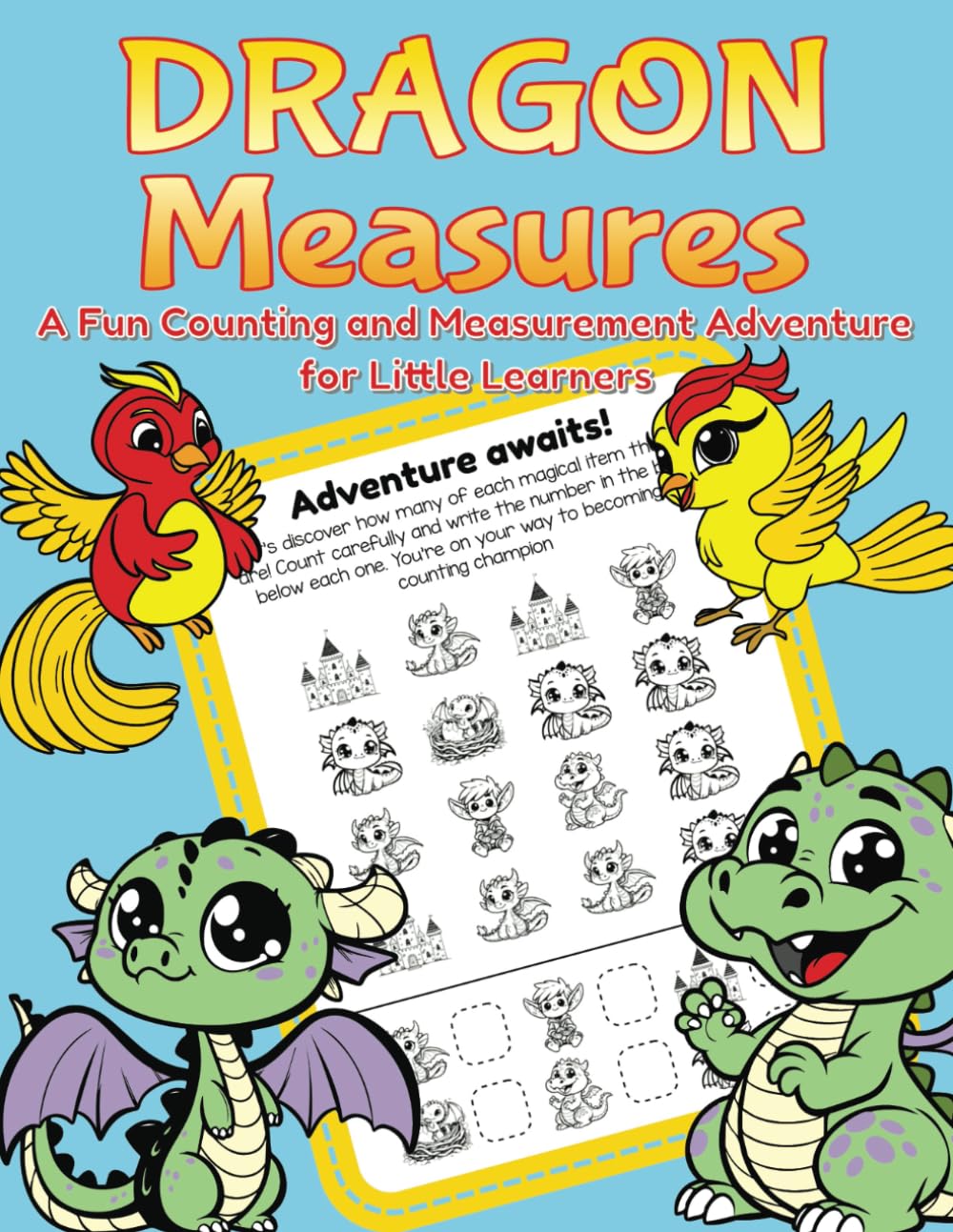 Dragon Measures: A Fun Counting and Measurement Adventure for Little ...