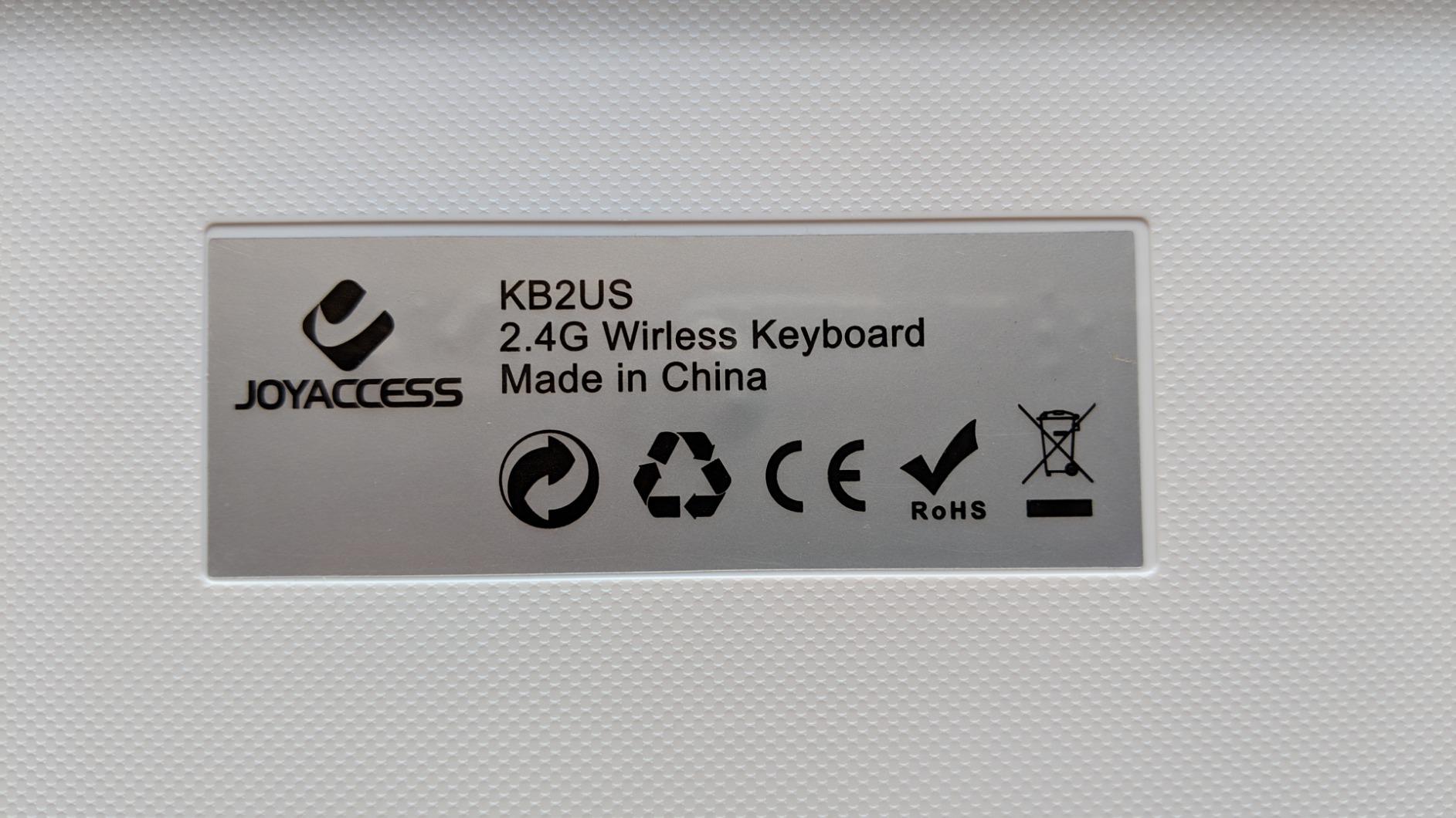 Wireless Keyboard and Mouse Combo,J JOYACCESS 2.4G Slim Wireless ...