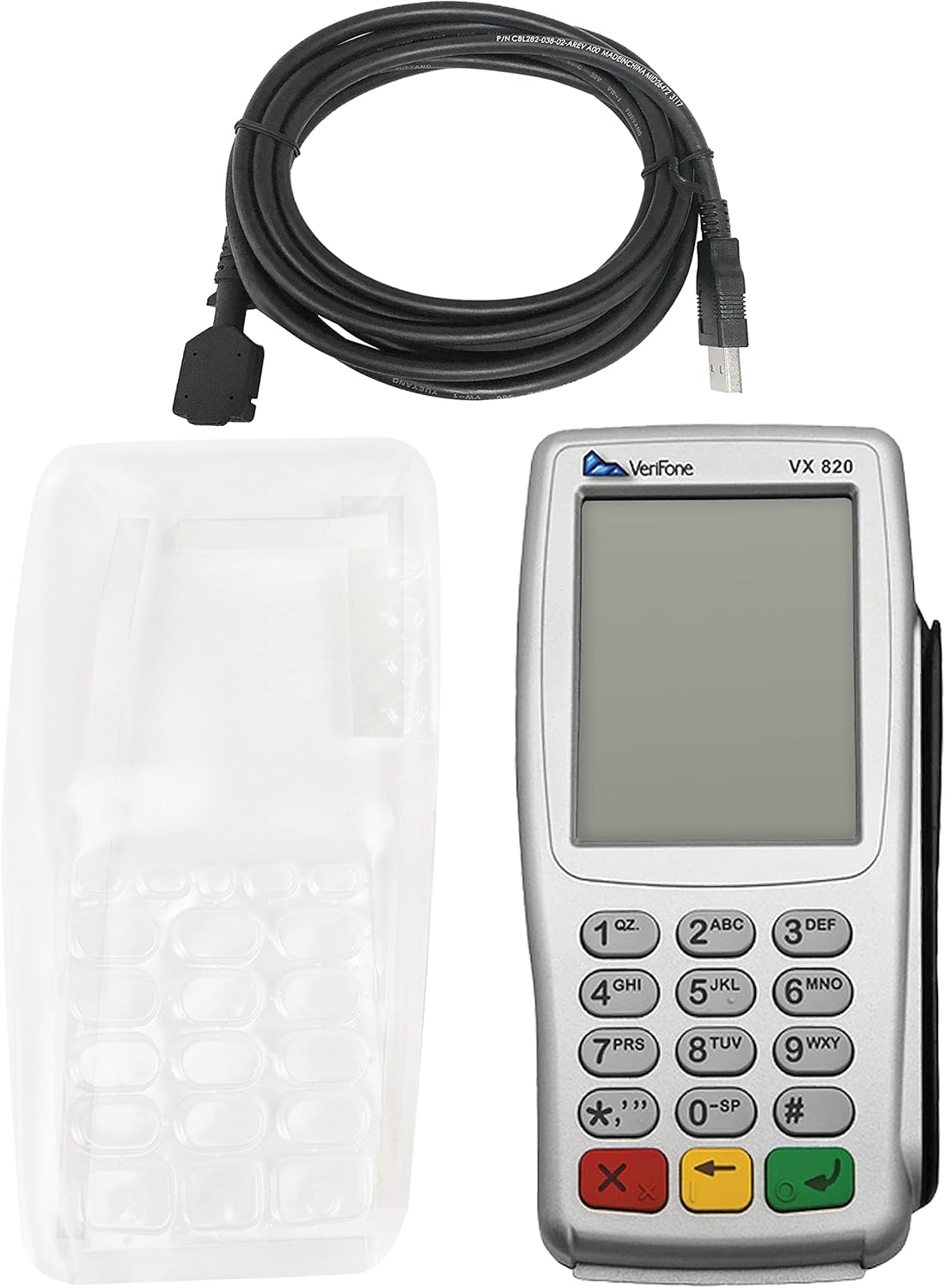 Amazon.co.jp: Verifone vx820 Pinpad with SpillカバーとUSB 9 ft。POSシステムケーブルを ...