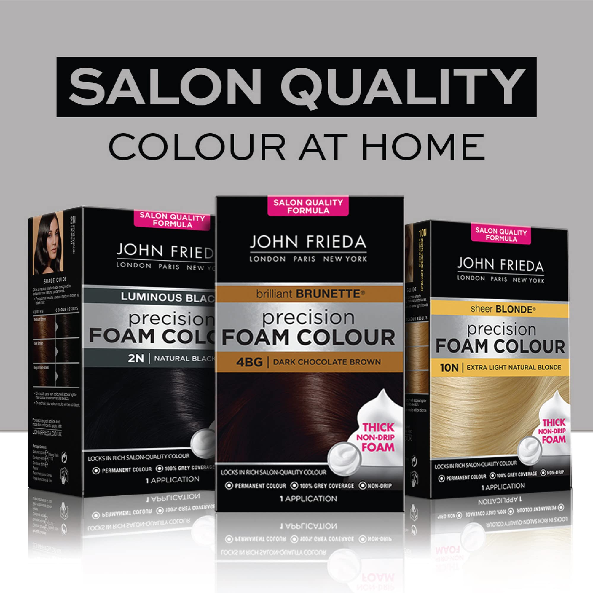 John Frieda Hair Color Chart