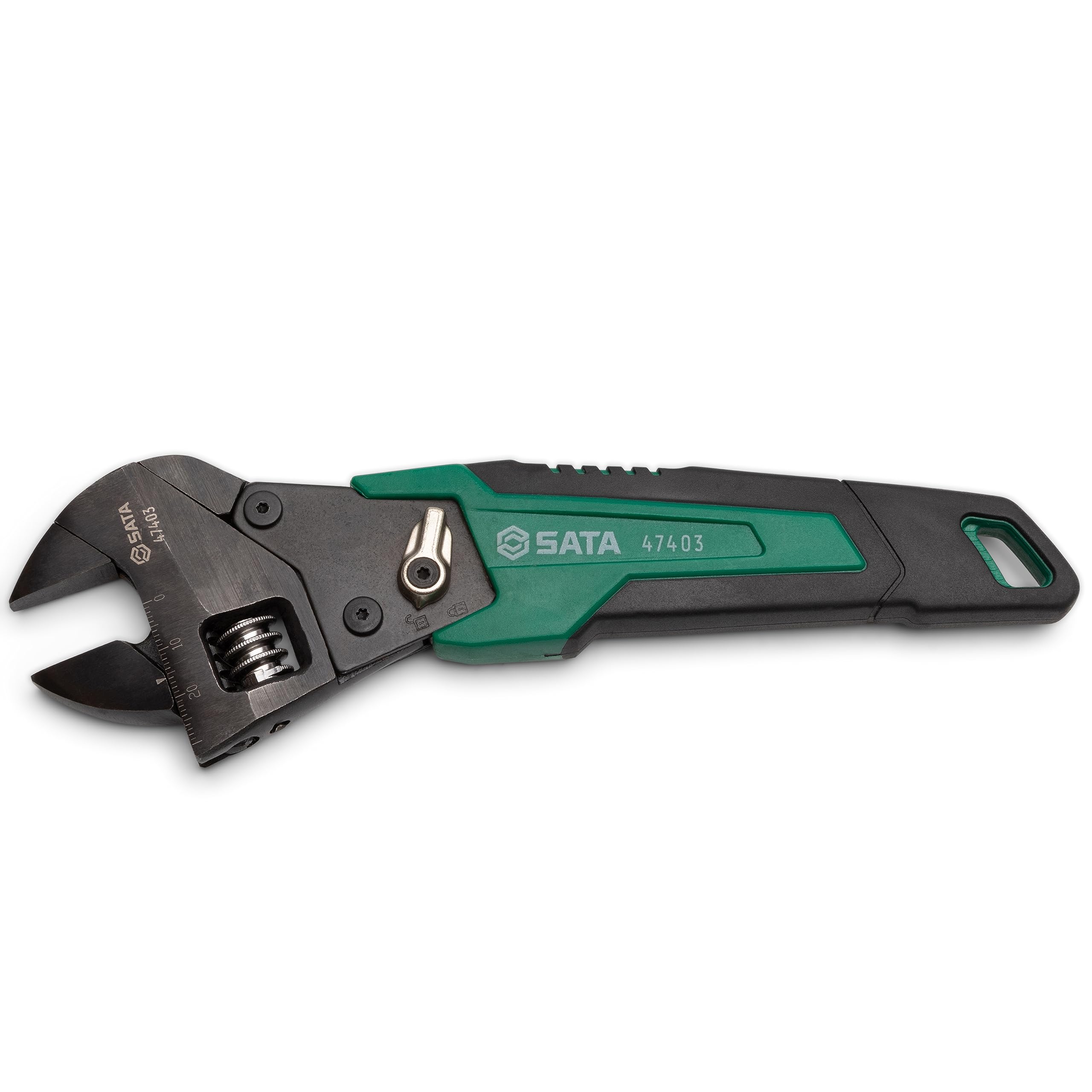 Snapklik.com : ST47403 Ratcheting Adjustable Wrench 8" Built-in Scale ...