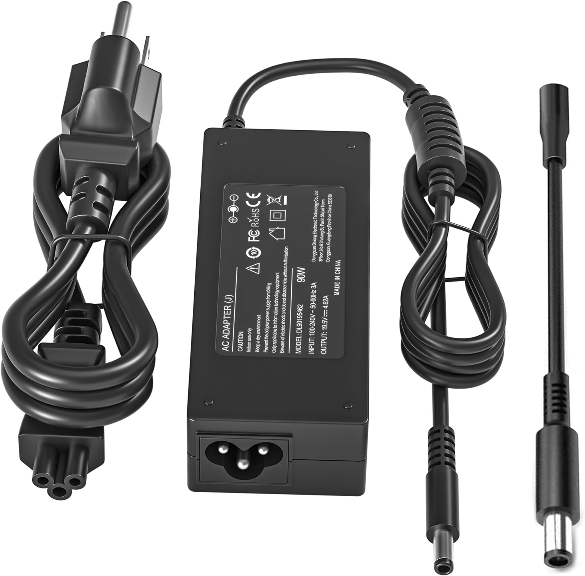 Amazon.com: Charger for Dell Laptop 90W 65W 45W Dell Latitude/Vostro ...