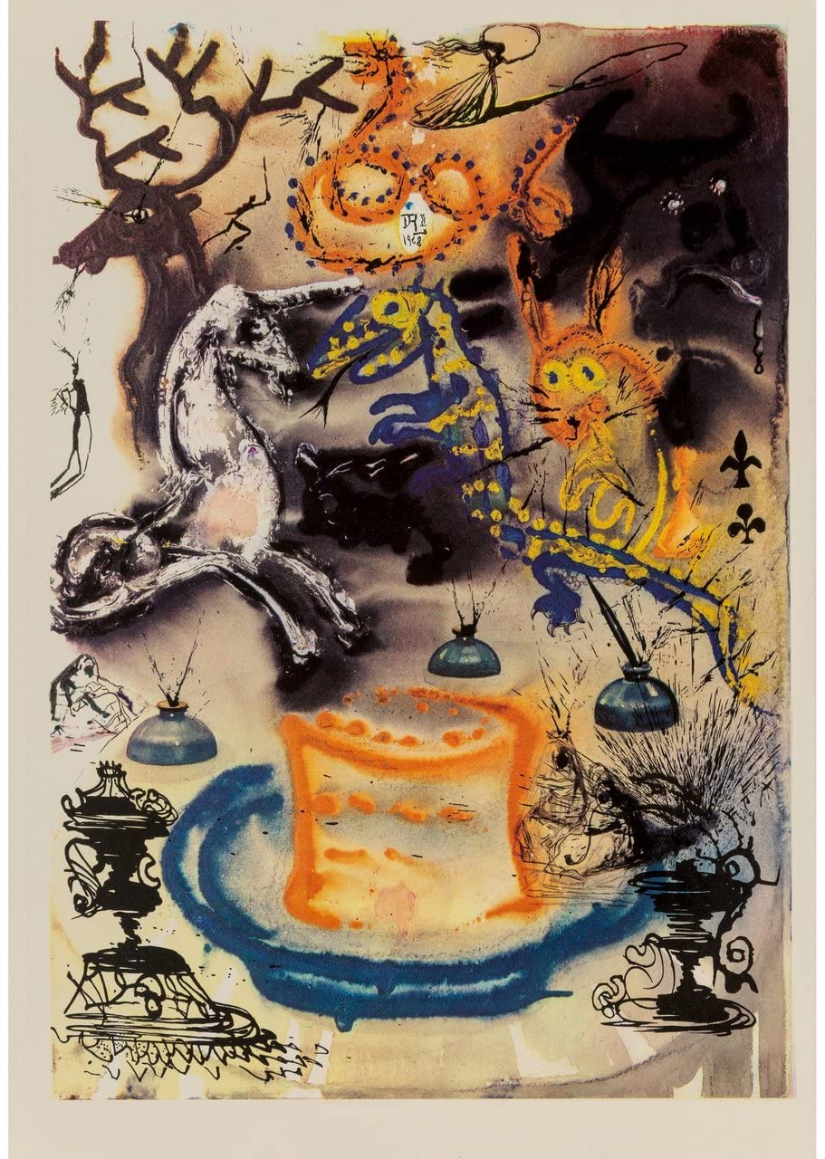 Alice In Wonderland Paintings By Salvador Dali
