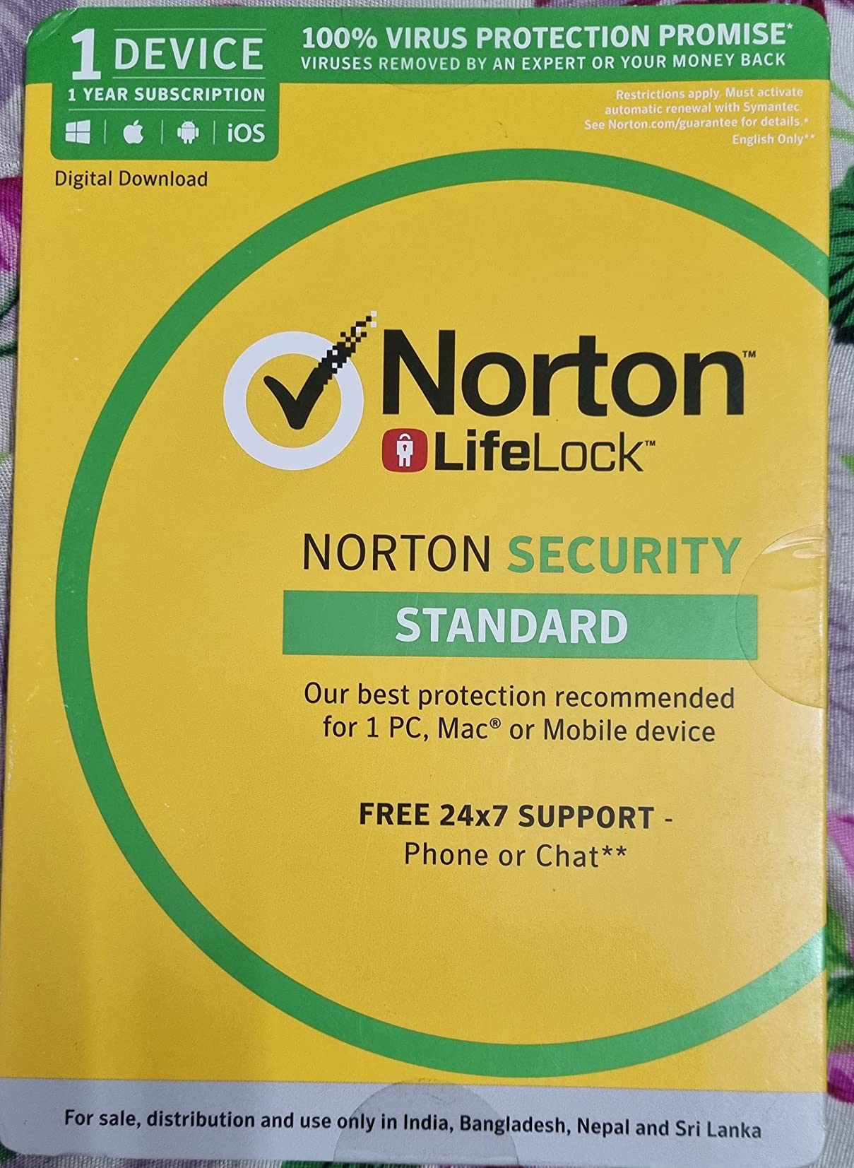 Norton Security Deluxe - 5 Devices - 3 Year (Total Security For PC, Mac ...