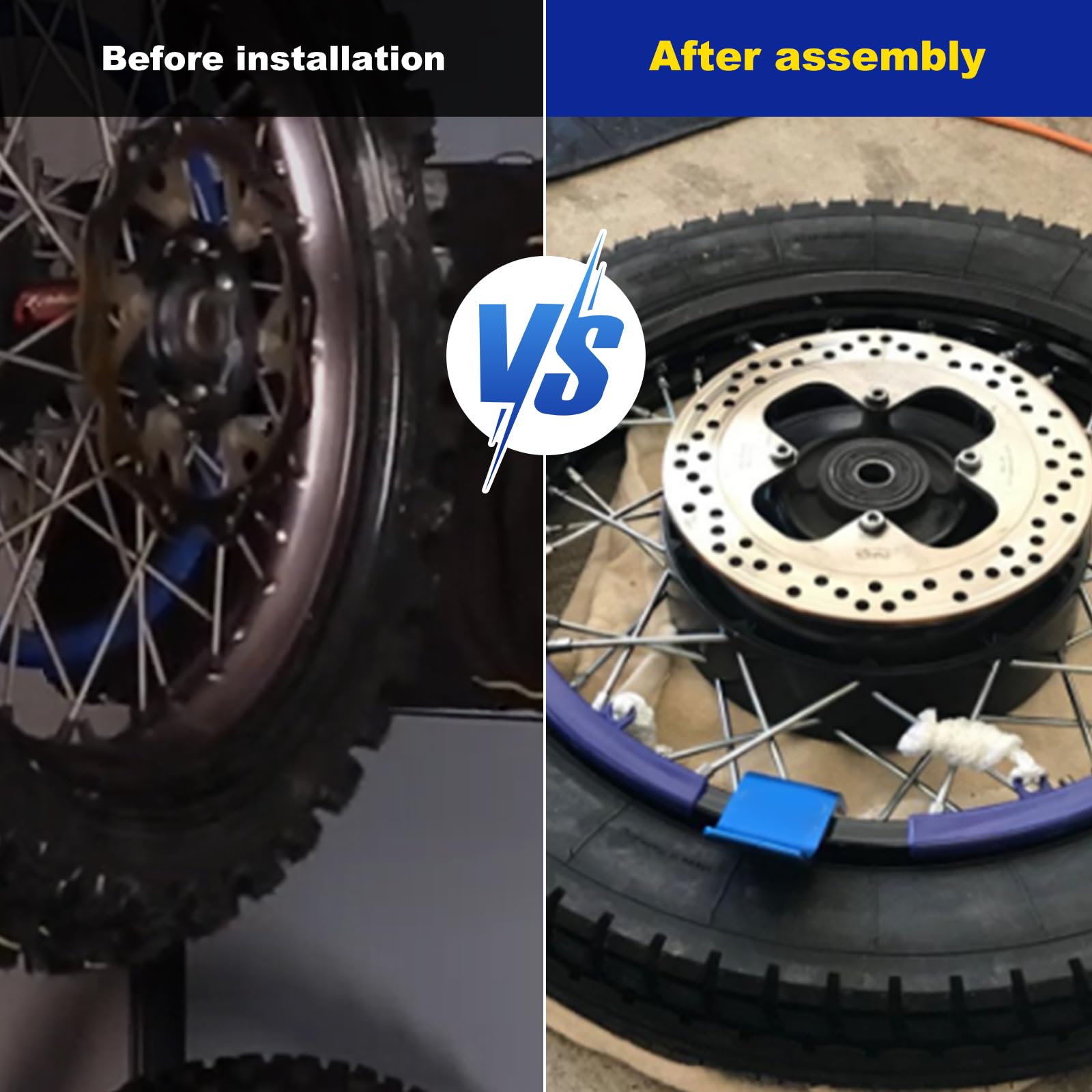 Snapklik.com : Sporacingrts Blue Motorcycle Tire Bead Holder Hook Buddy