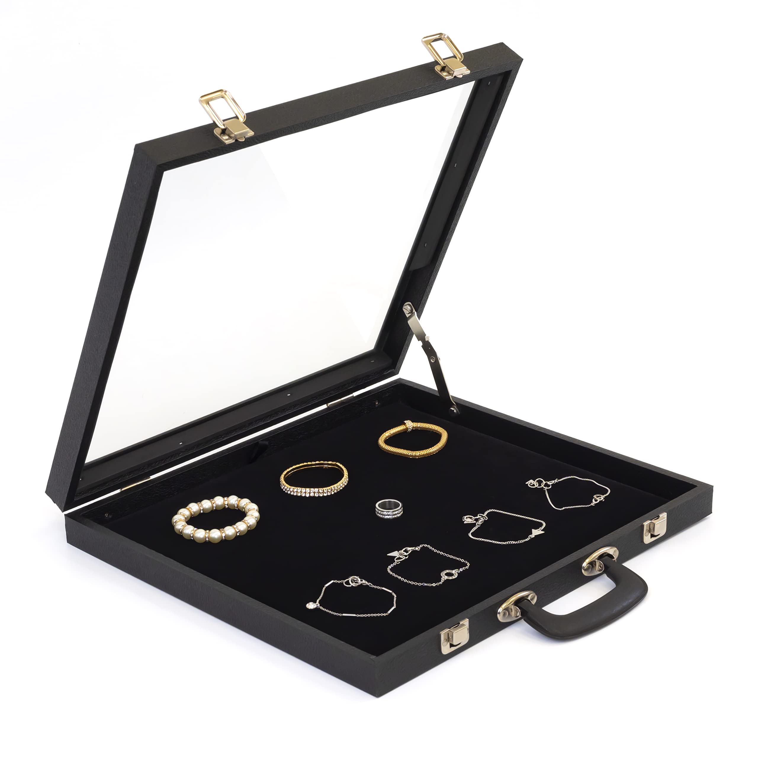 Portable Jewelry Display Cases Amazon.com: Large Jewelry Travel