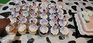 Amazon.com: Balterever Cow 4th Birthday Party Decorations 4 Ever Moody ...