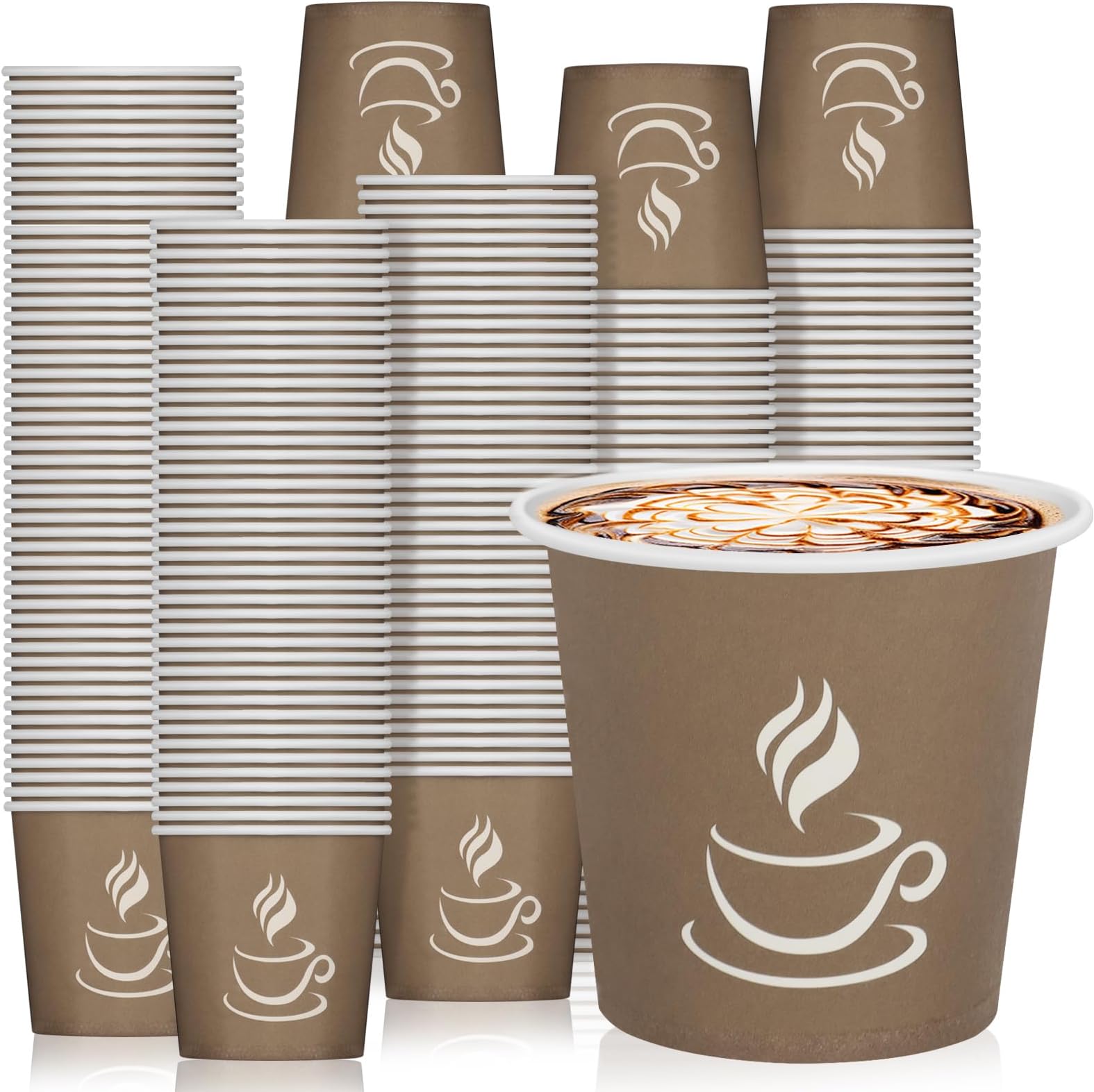 Amazon.com: Didaey 1000 Pcs 4 oz Paper Espresso Cups Small Coffee Cups ...