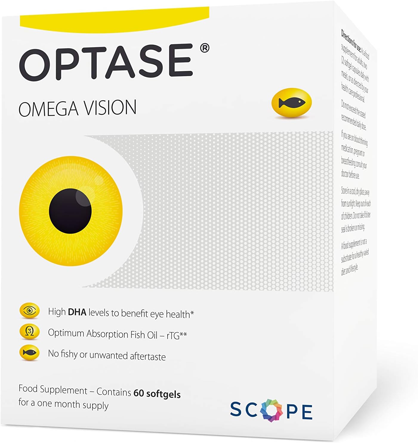 Optase Omega Vision - A High DHA Omega-3 Eye Care Supplement to Help ...