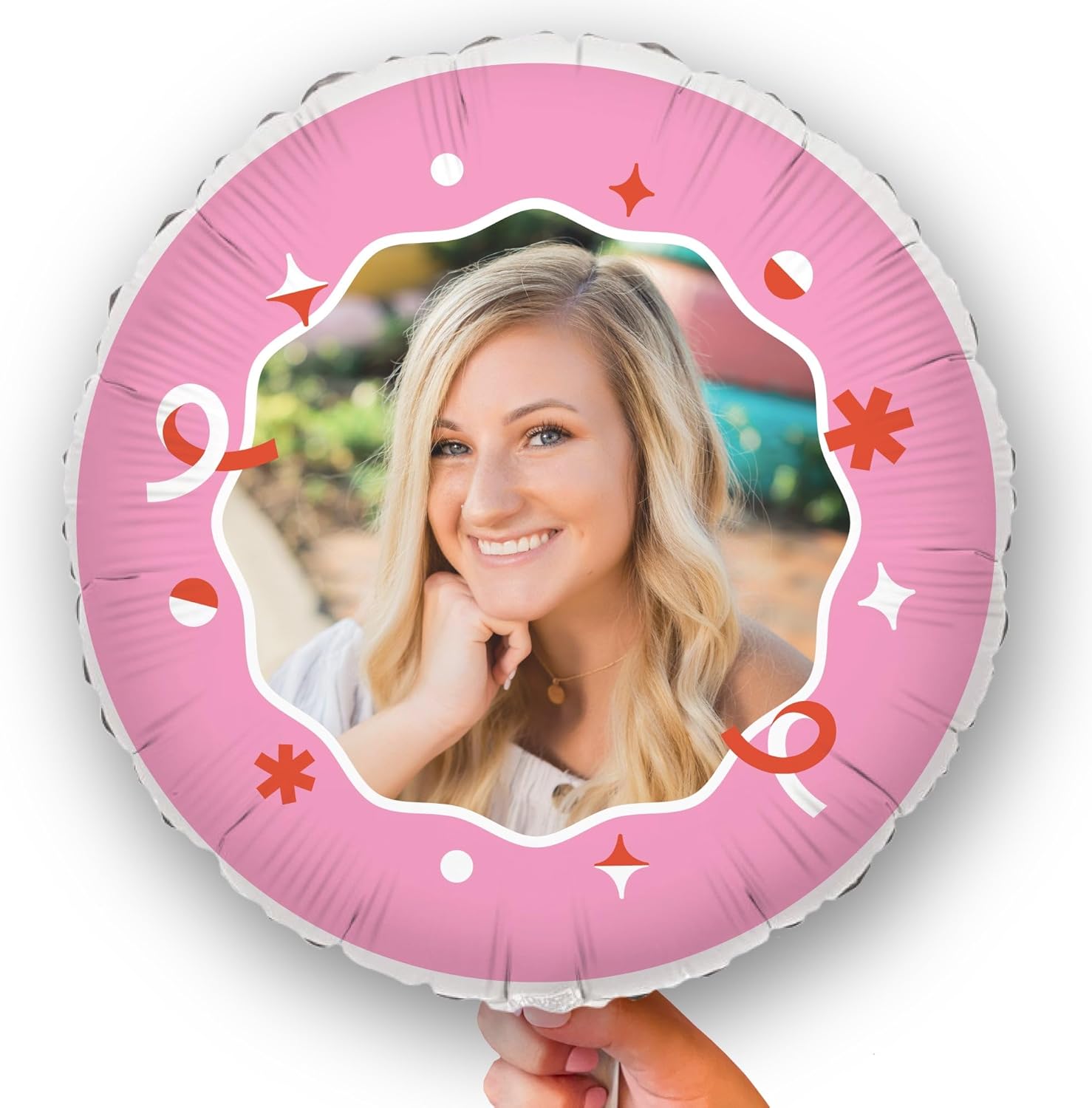 Amazon.com: Big Dot of Happiness Personalized Photo Balloons, Birthday Balloons, Baby Shower ...