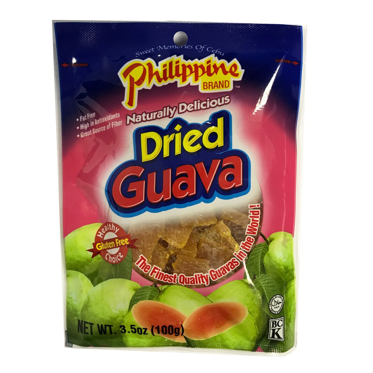 Amazon.com: Philippine Brand Dried Guava, 3.5oz/100g (10 Packs)
