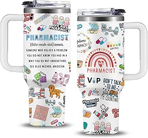 Pharmacist Tumbler Cup, Pharmacist Gifts, 40 oz Pharmacy Insulated ...