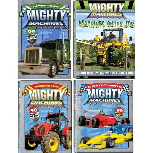 Amazon.com: Mighty Machines: Big Wheels Rollin' / Machines On The Job ...