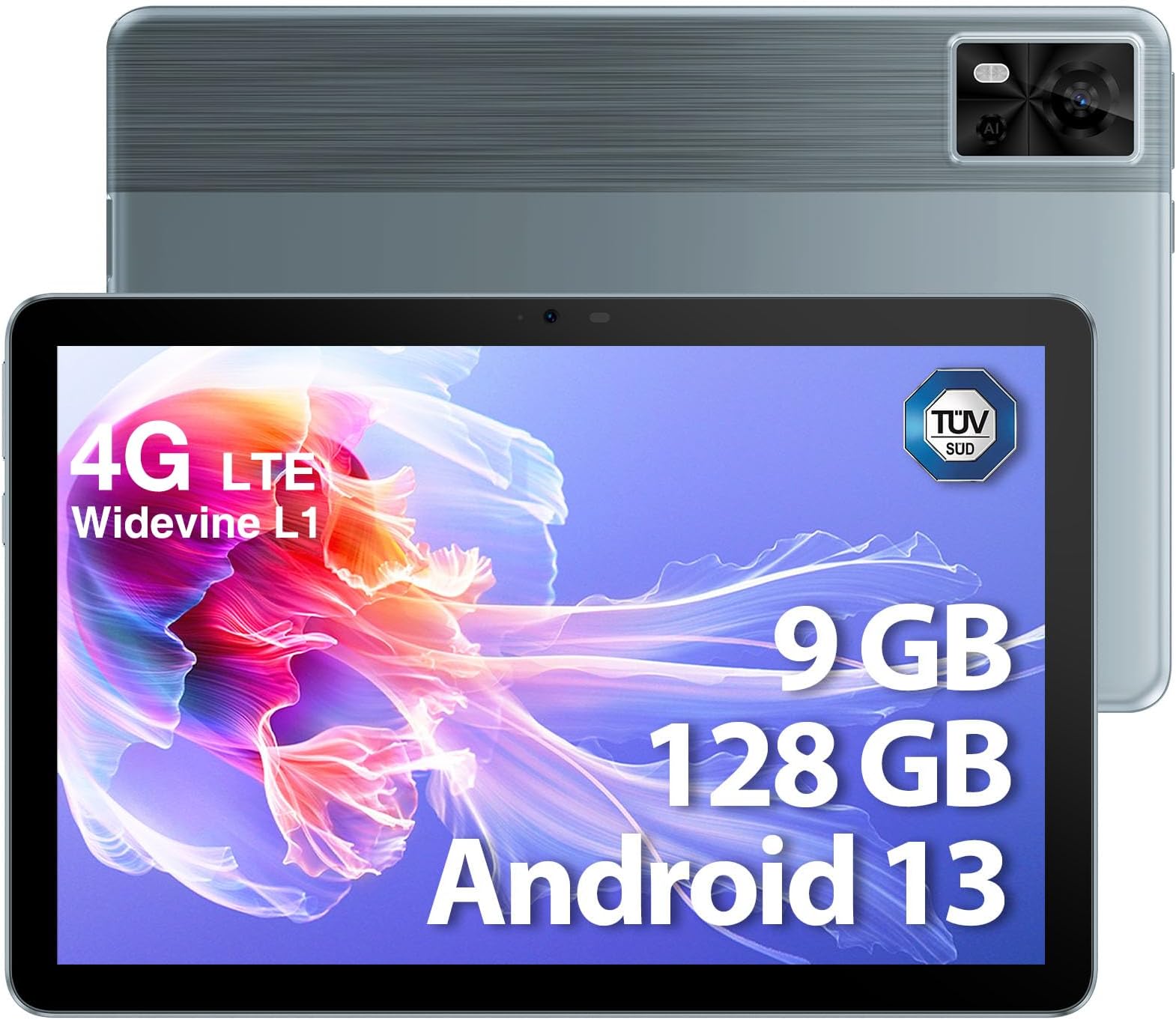 AOCWEI X500 Tablette 10", 4 Go de RAM 64 Go ROM (Expansion de 128 Go ...