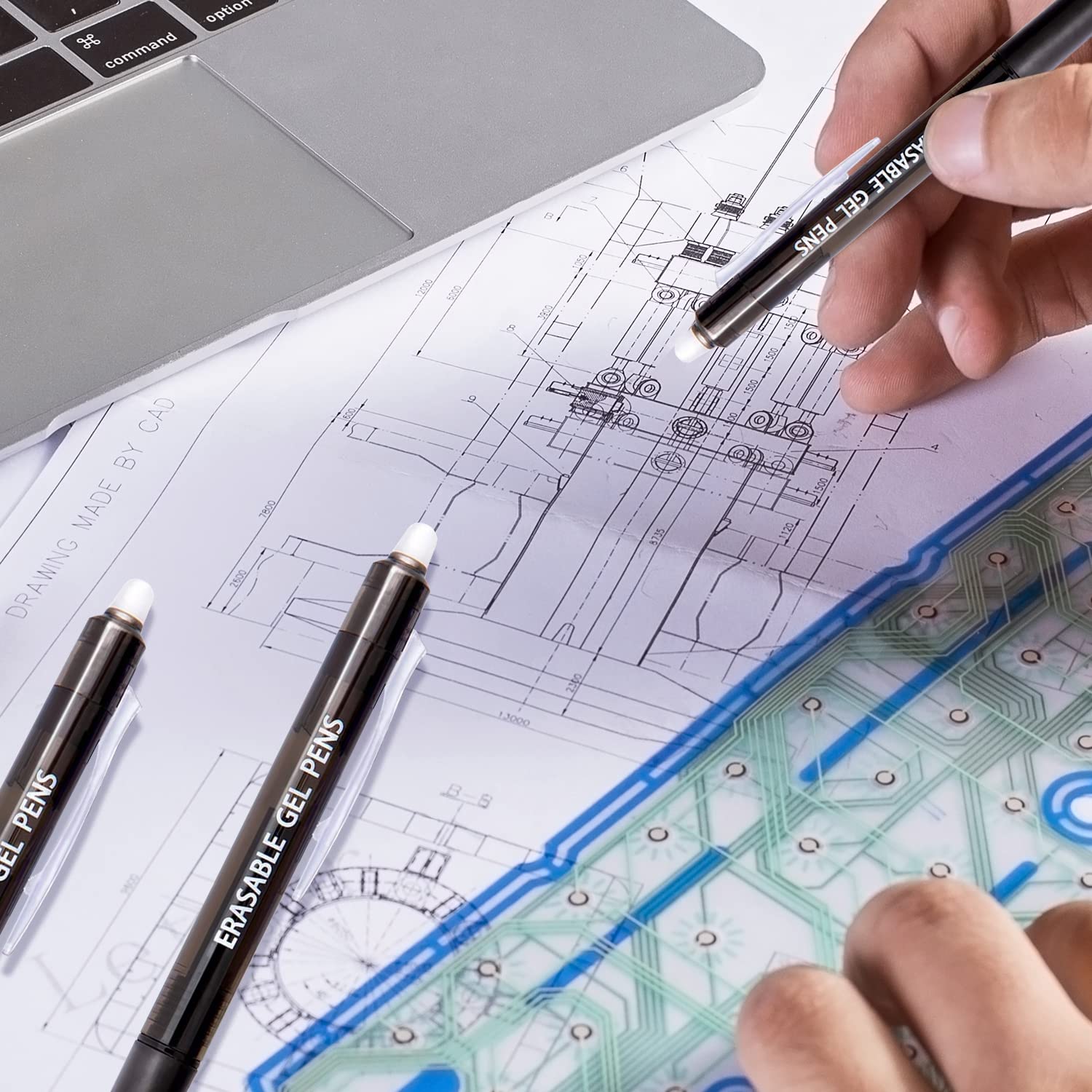 Snapklik.com : 10 Pack Erasable Gel Pens, 0.7 Mm Fine Point Retractable ...