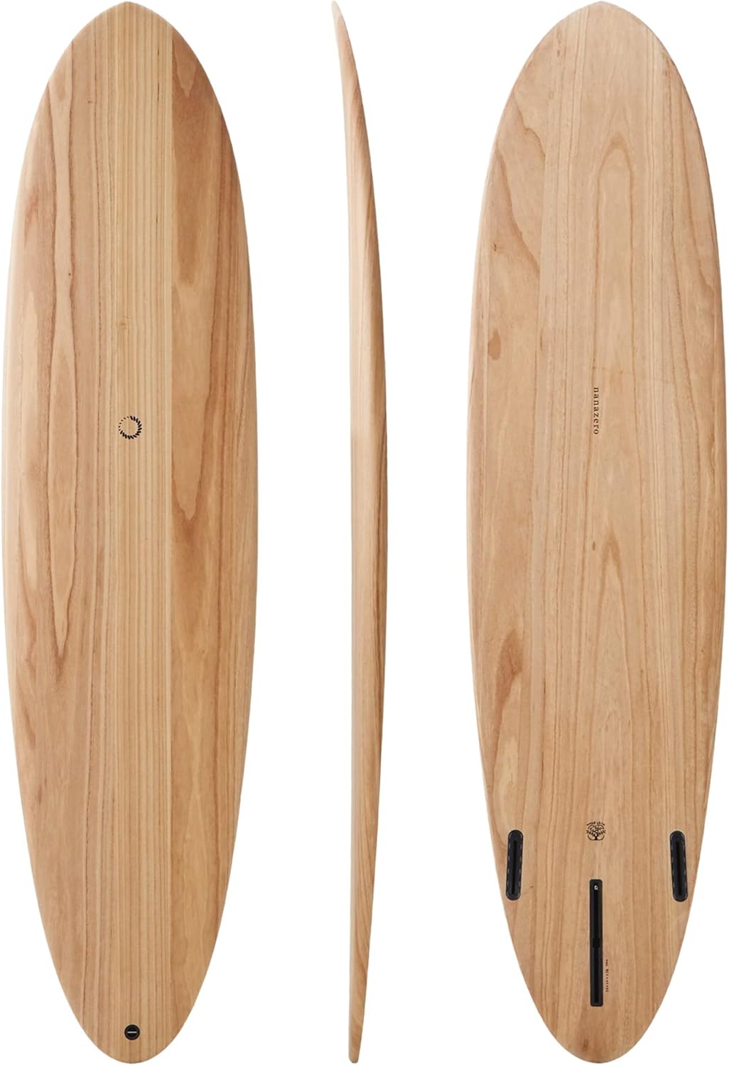 Amazon.com : ナナゼロ(nanazero) nanazero WOOD SKIN Surfboard Mini Mal 7'6 ...
