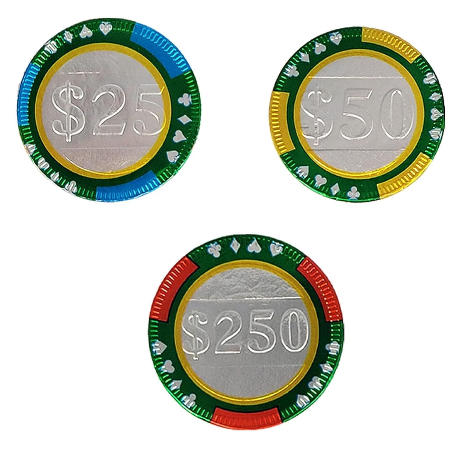 Snapklik.com : Fruidles Co Poker Chips - Belgian Milk Chocolate Coins ...