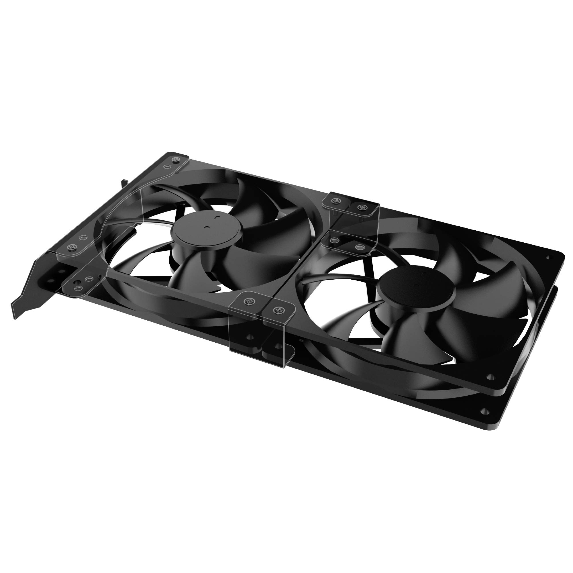 Snapklik.com : PCI Slot Bracket For Mounting One/Two 120mm Fans Dual ...