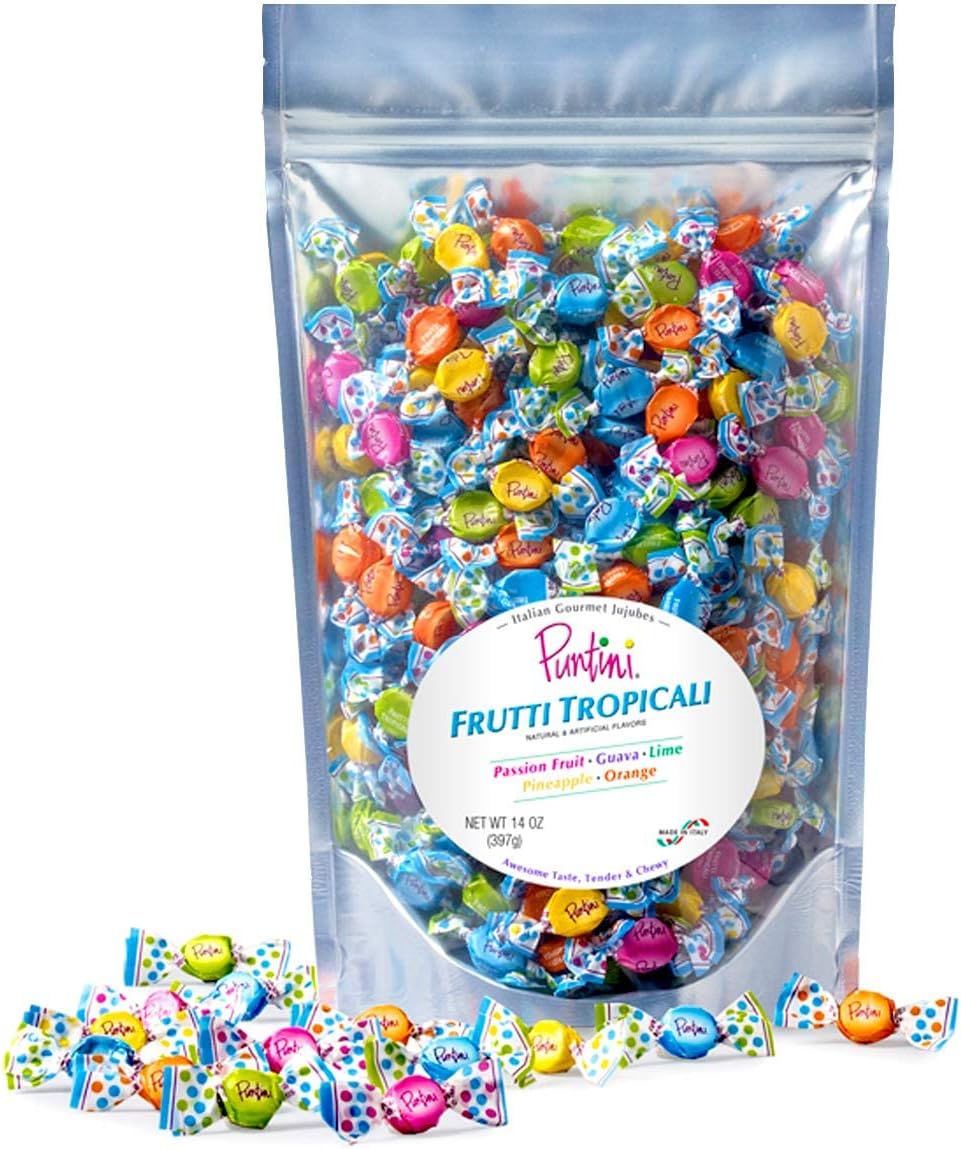 Amazon.com : Puntini Italian Jujubes Frutti Assortiti 2lb (SUGAR ...