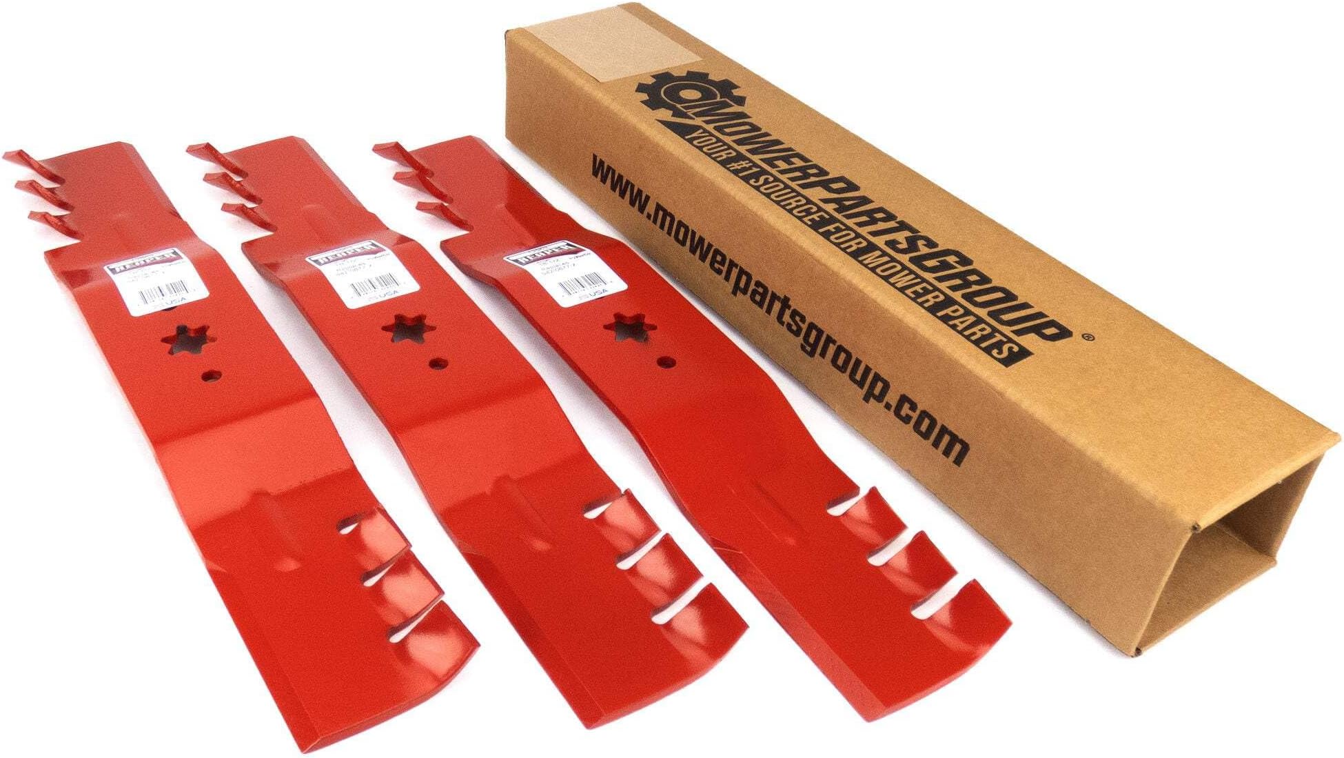 Amazon.com - 942-05056A Lawn Mower Medium Lift Blades 54" Deck, Fit for ...